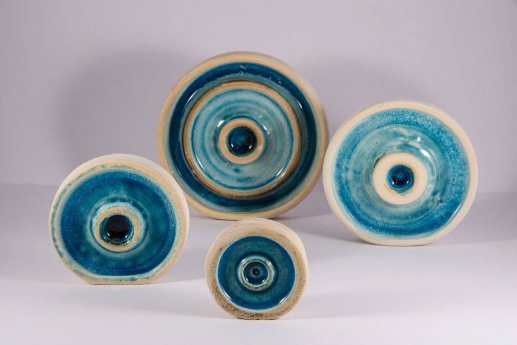 EVIL EYE TABLE 3 - Iliana Ceramics